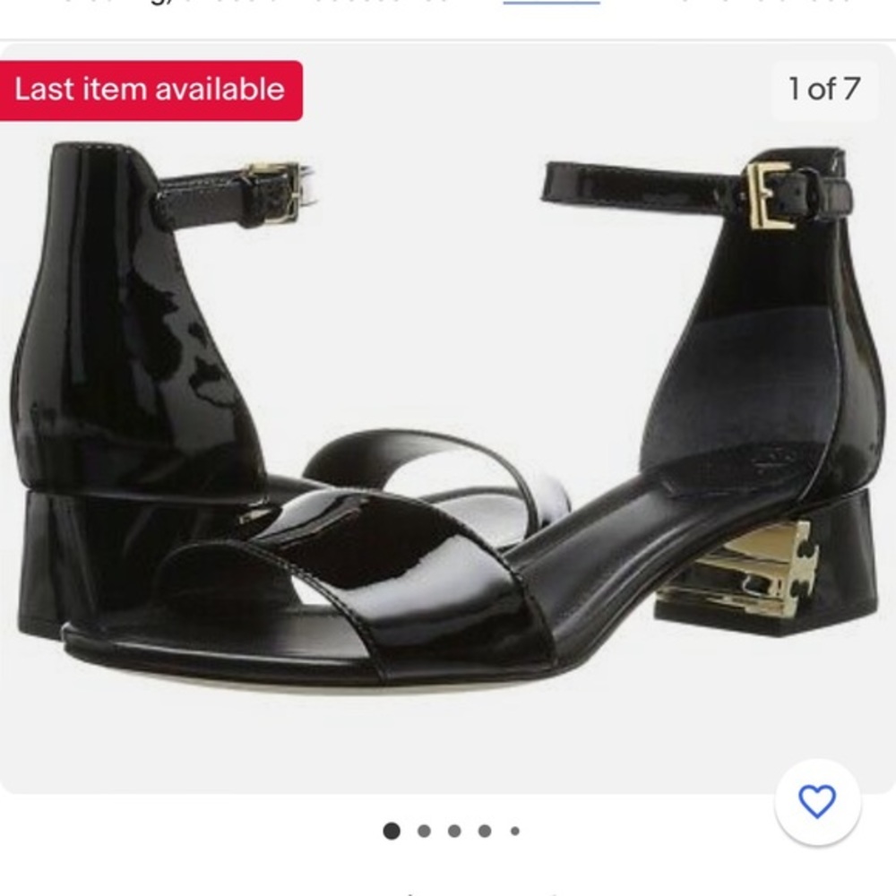 Tory Burch Finley Platform Ankle Strap Sandals Heels … - Gem